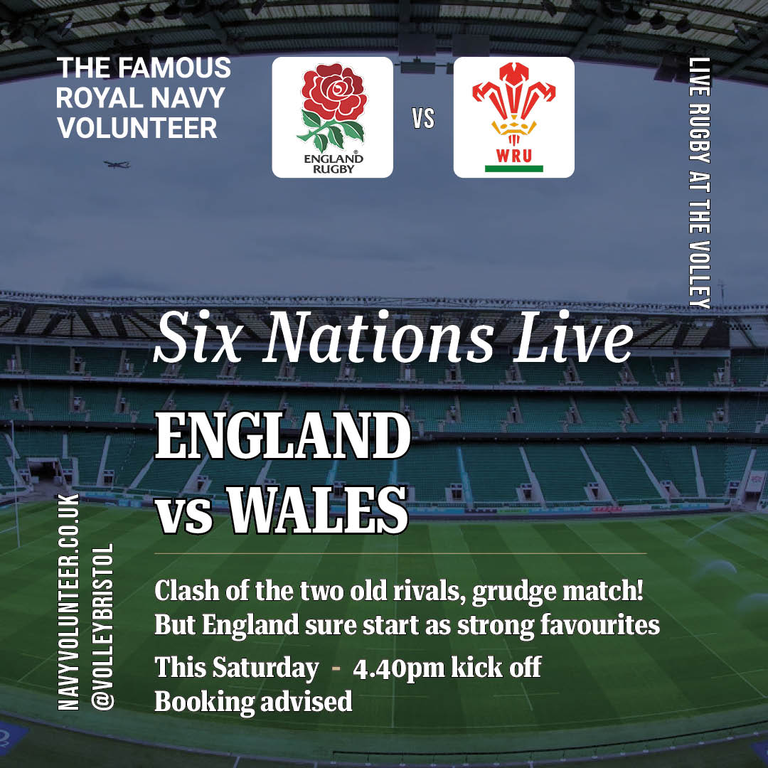 England vs Wales - The Royal Navy Volunteer